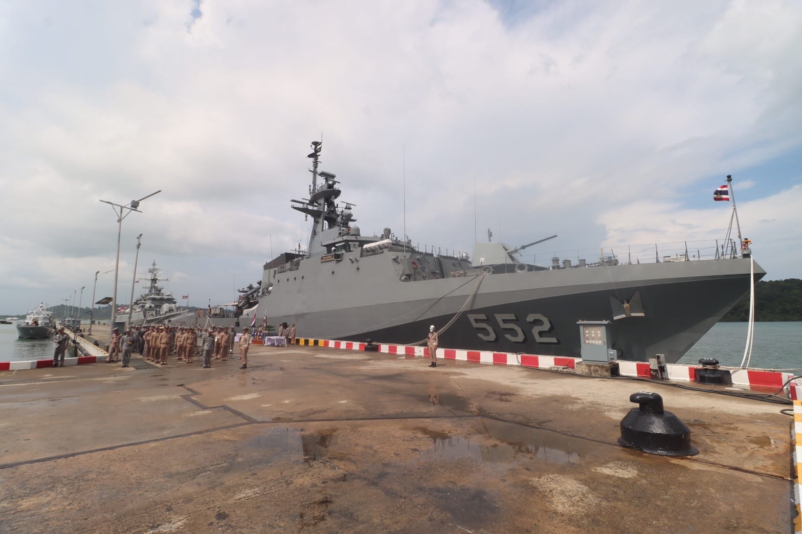 AAG_th on Twitter: "🇹🇭🇲🇾⚓️OPV-552 HTMS Prachuap Khiri Khan departed #Phuket port #Thailand on 21 ...