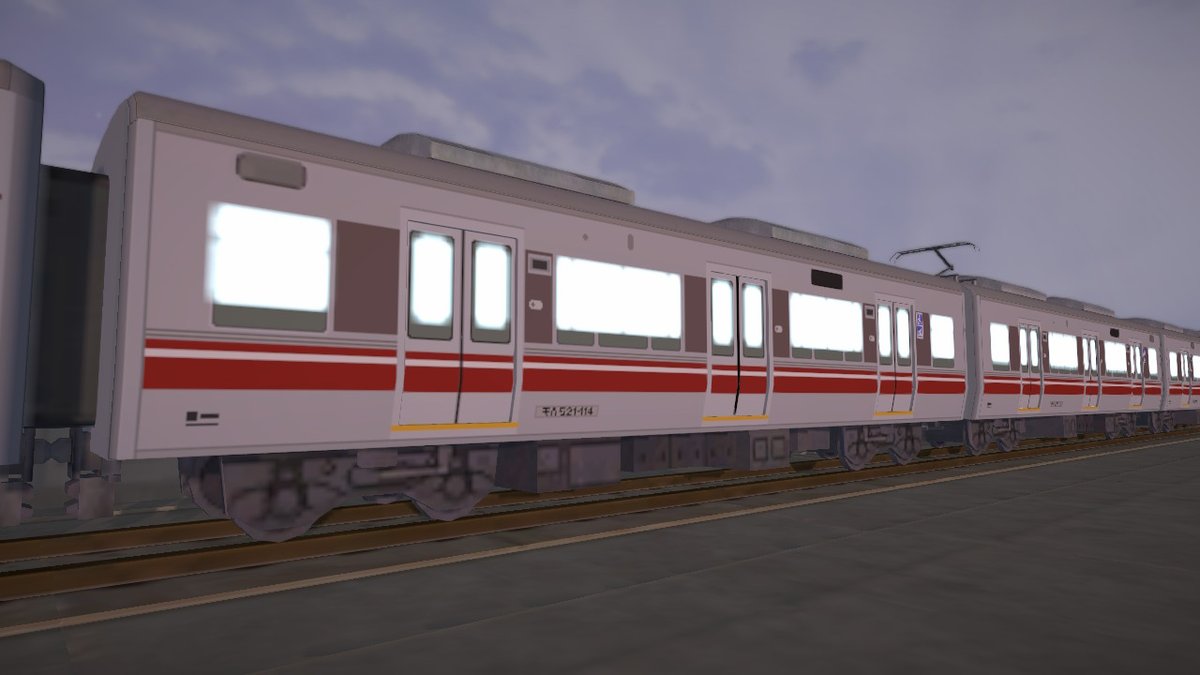 大根Pスープ on Twitter: "#ひろがるA列車 のSwitch版で521系100番台を共有！ 2020年秋に製造されたJR西日本車のU14編成のワンマン運転開始前の姿がモデル。実車に ...