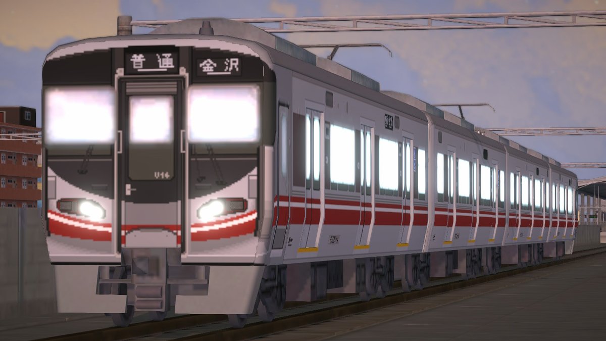 大根Pスープ on Twitter: "#ひろがるA列車 のSwitch版で521系100番台を共有！ 2020年秋に製造されたJR西日本車のU14編成のワンマン運転開始前の姿がモデル。実車に ...