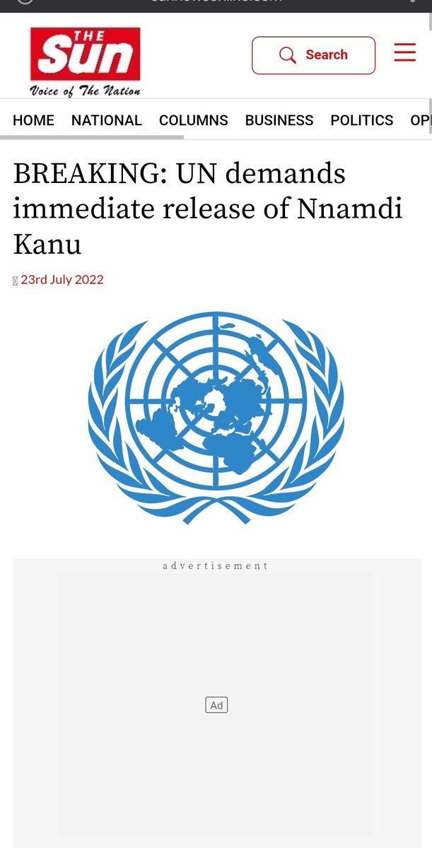 IPOB Liverpool Central on Twitter: "Nearly 10 months since the @UN working group on arbitrary ...