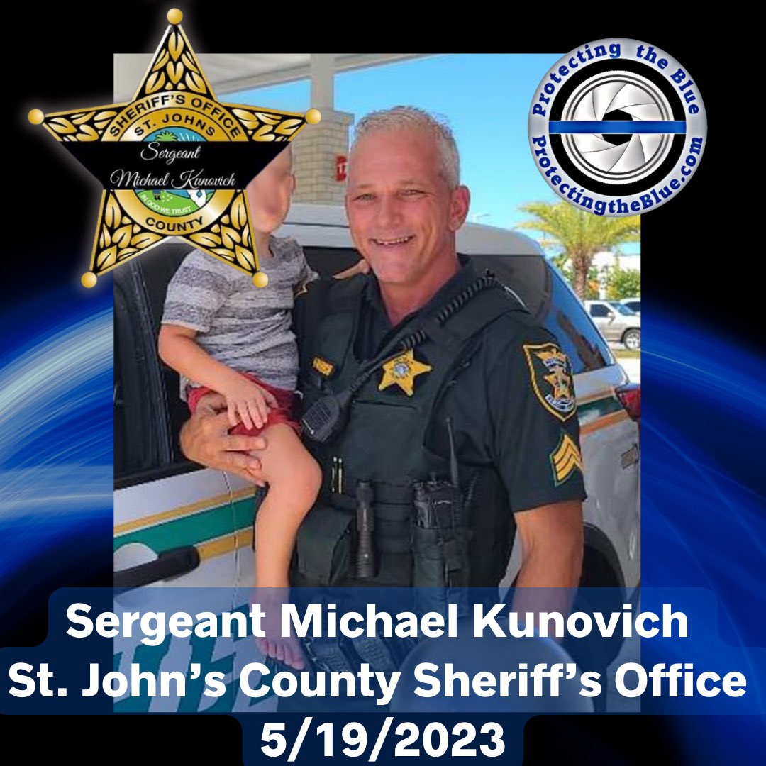 Thelma Bartlett on Twitter: "RT @protectingblue: RIP. Florida Sergeant Michael Kunovich suffered ...