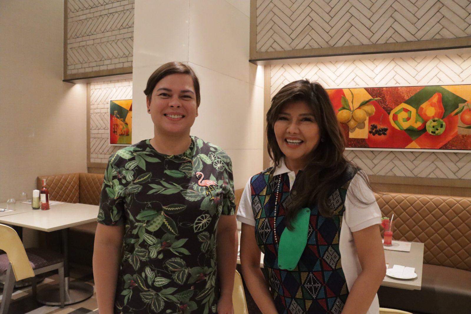 Mark Lopez on Twitter: "This morning’s tête-á-tête of VP Inday Sara Duterte and Senator Imee R ...