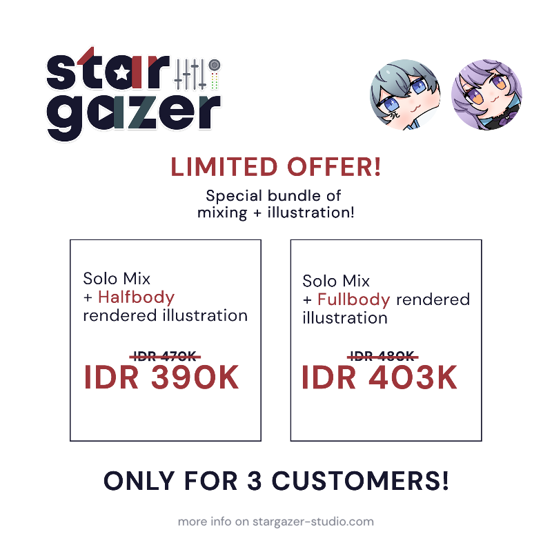 STARGAZER Studio on Twitter: "Hello Planning for your next cover song? We got you covered! ⚠️ ...