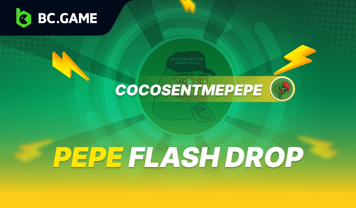 BC.GAME on Twitter: "⚡️ $PEPE FLASH DROP ⚡️ Code: {Mentioned in the picture above!} Requirements ...