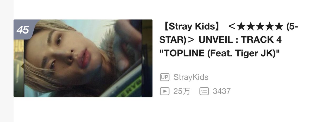 Stray Kids Chart Data ☆ on Twitter: "🇨🇳 bili bili Top 100 Chart - Music #45【Stray Kids】＜★★★★★ (5 ...