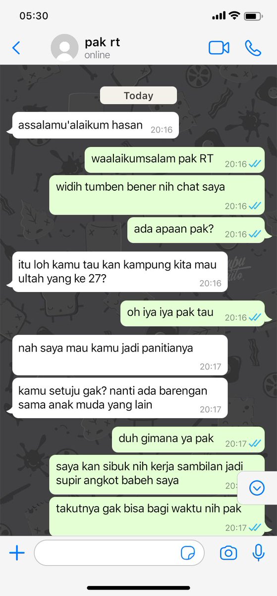 SUPER nèpi • KPR S2 UPDATE📌 on Twitter: "085. Hasan di chat pak RT"