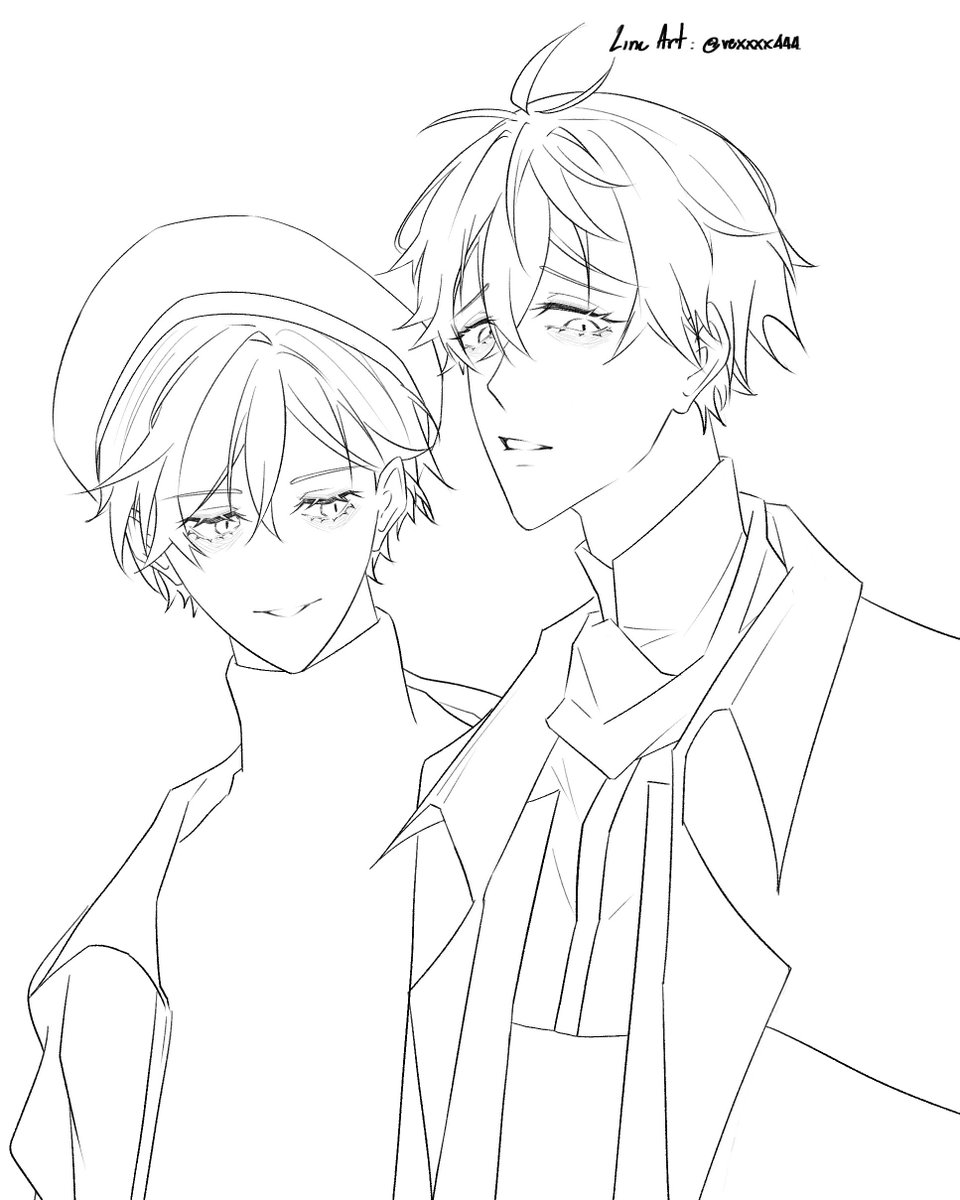 Sphenice on Twitter: "Colored @vexxxx444 beautiful lineart! It was really fun, thank you so much ...