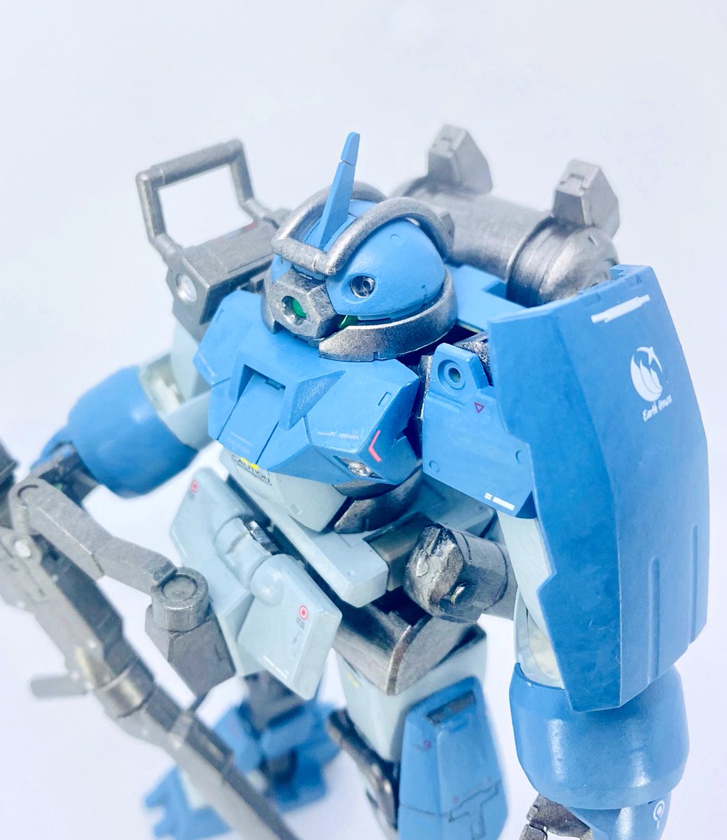 ru81 on Twitter: "チュチュ専用デミトレーナーです。 筆塗り全塗装+久々にデカールを貼って完成としました。 腰につけたガンキャノンの主砲は自己解釈では追加スラスターとしてます ...