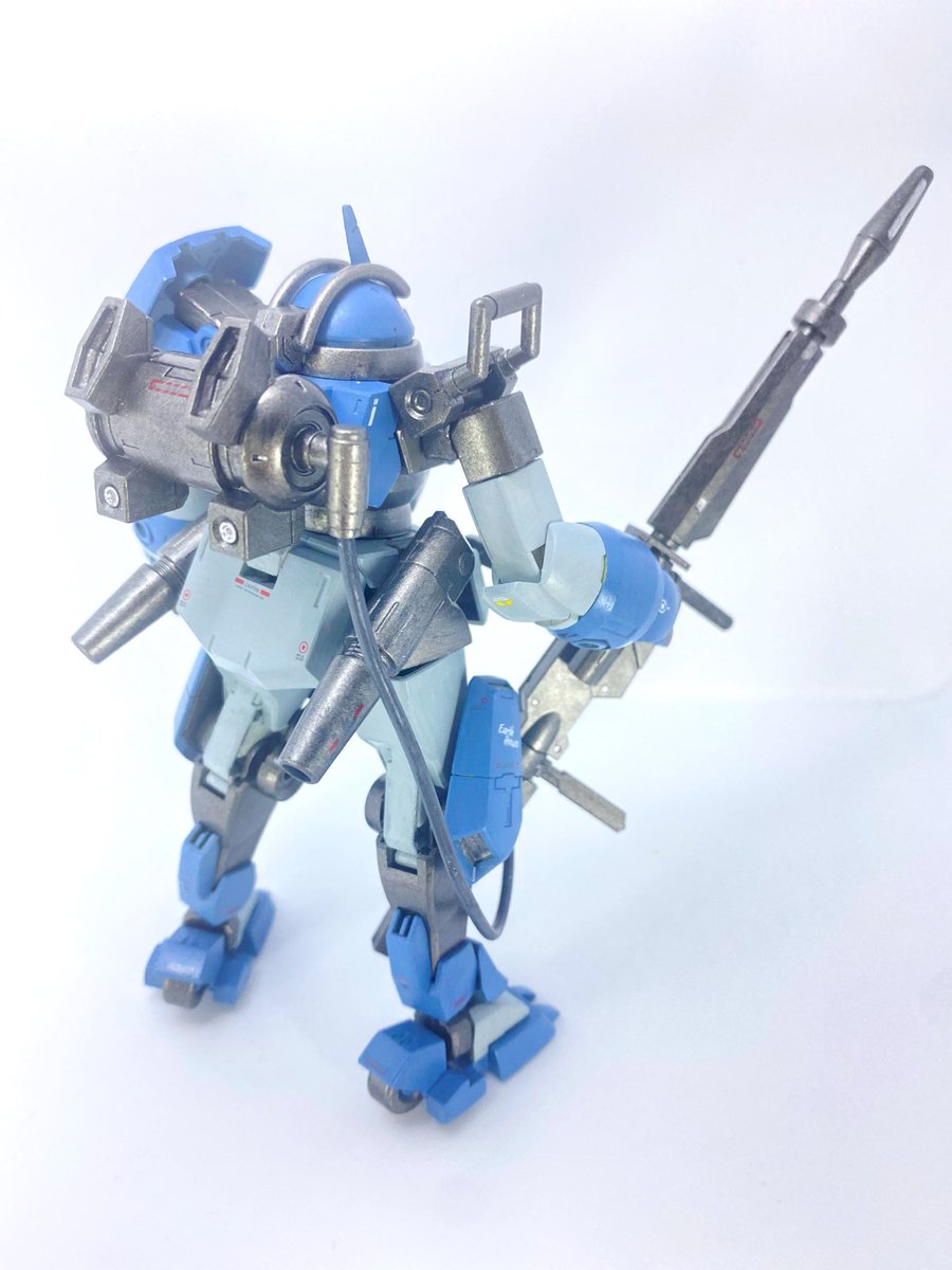 ru81 on Twitter: "チュチュ専用デミトレーナーです。 筆塗り全塗装+久々にデカールを貼って完成としました。 腰につけたガンキャノンの主砲は自己解釈では追加スラスターとしてます ...