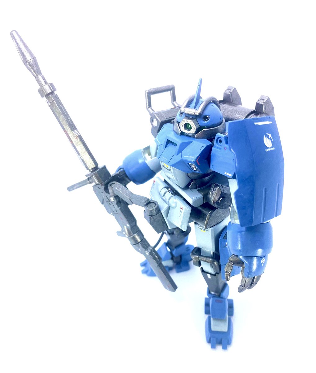 ru81 on Twitter: "チュチュ専用デミトレーナーです。 筆塗り全塗装+久々にデカールを貼って完成としました。 腰につけたガンキャノンの主砲は自己解釈では追加スラスターとしてます ...