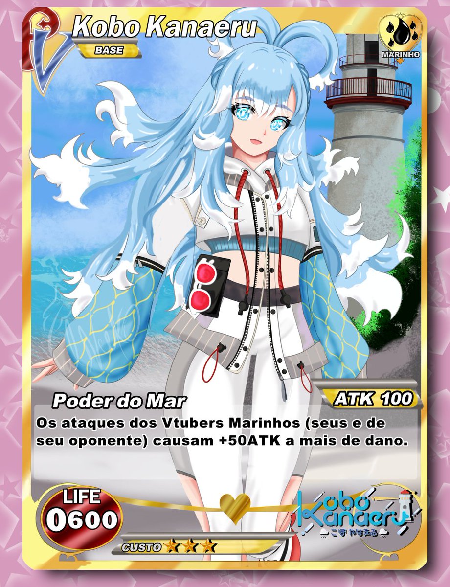 Aizen Nozomi on Twitter: "RT @valneeko: 100 dias de Vtuber cards Vtuber Card - Kobo Kanaeru 017/ ...