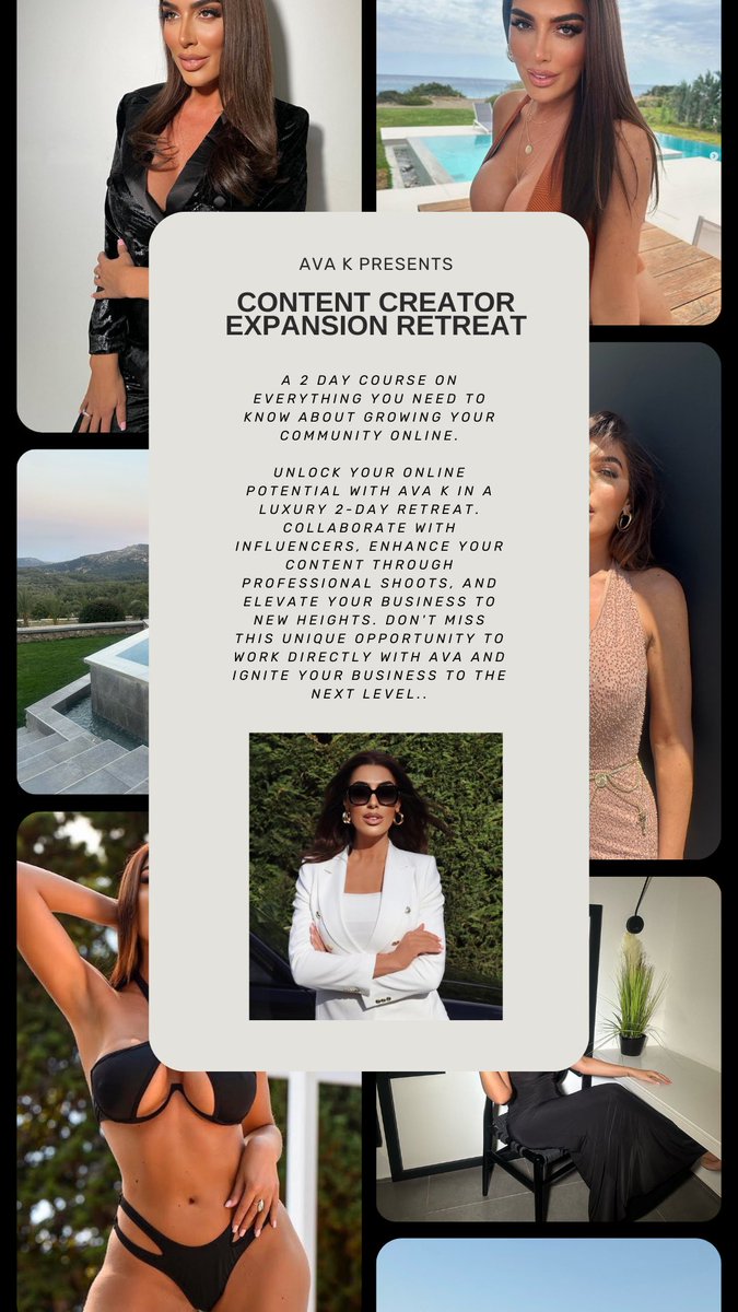 Avakoxxx18+Official on Twitter: "RT @AvaKoxxx: AVA K RETREATS CHANGING THE GAME! https://forms ...