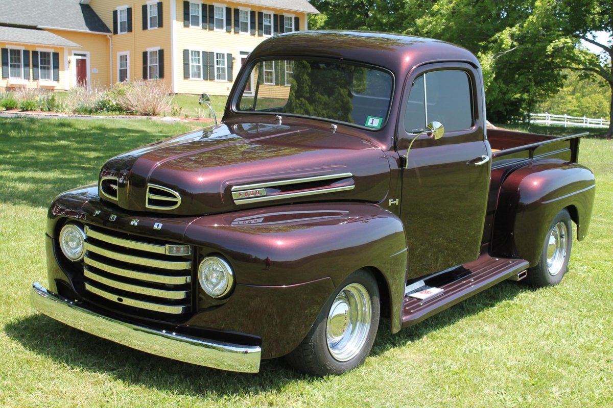 Bring a Trailer on Twitter: "Now live at BaT Auctions: 347-Powered 1950 Ford F-1 Pickup. https ...