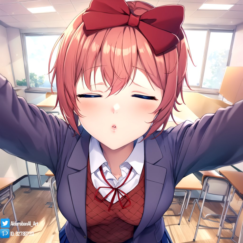 AlderabanAI_Art on Twitter: "POV: You accepted the confession of your Favorite Doki #DDLC #AI ...