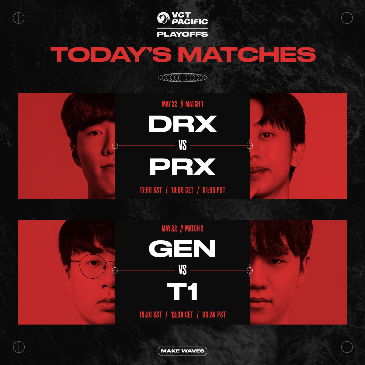 VALORANT Champions Tour Pacific on Twitter: "It's Day 4 of #VCTPacific Playoffs! 🙌 Tonight's ...