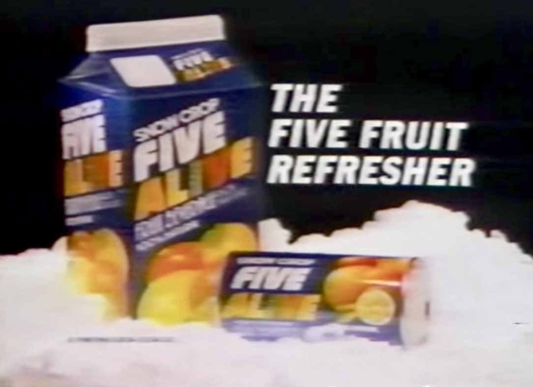 RetroNewsNow on Twitter: "Five Alive (1984)"