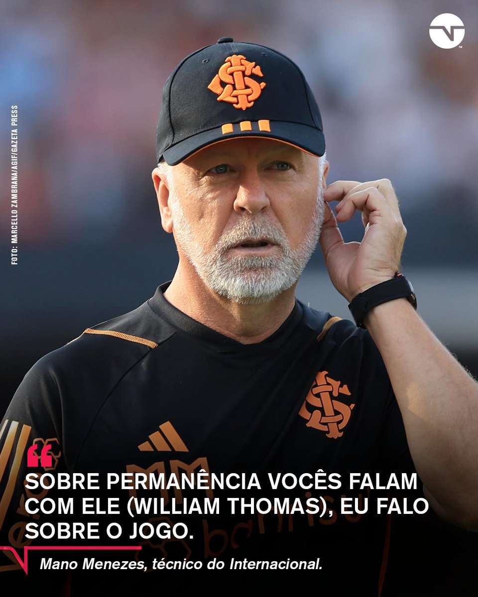 TNT Sports BR on Twitter: "Mano Menezes respondeu assim sobre a permanência no Inter após a ...