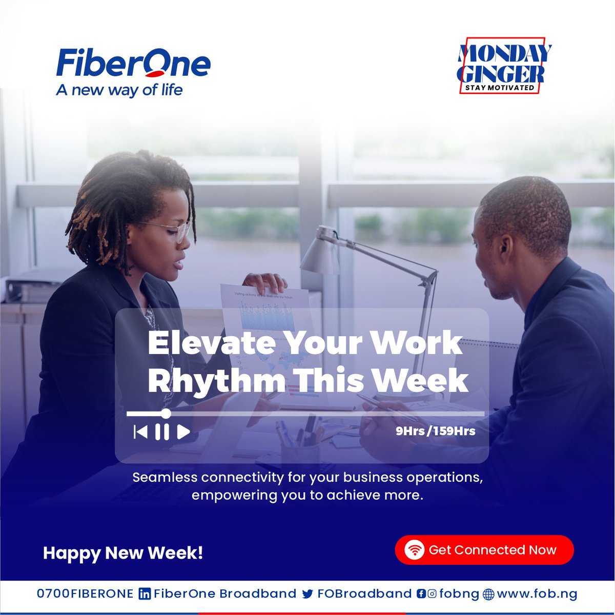 FiberOne on Twitter: "Start your week on a high-speed note with FiberOne Broadband! Elevate your ...