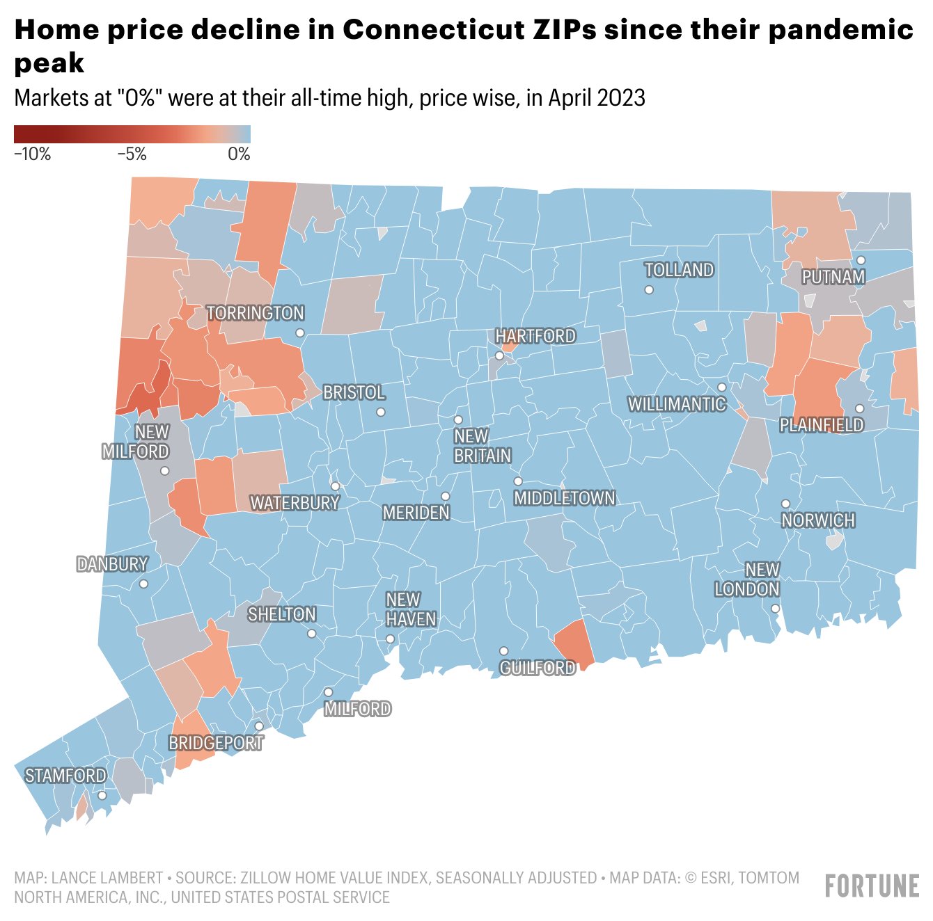 Connecticut Zip Codes By County