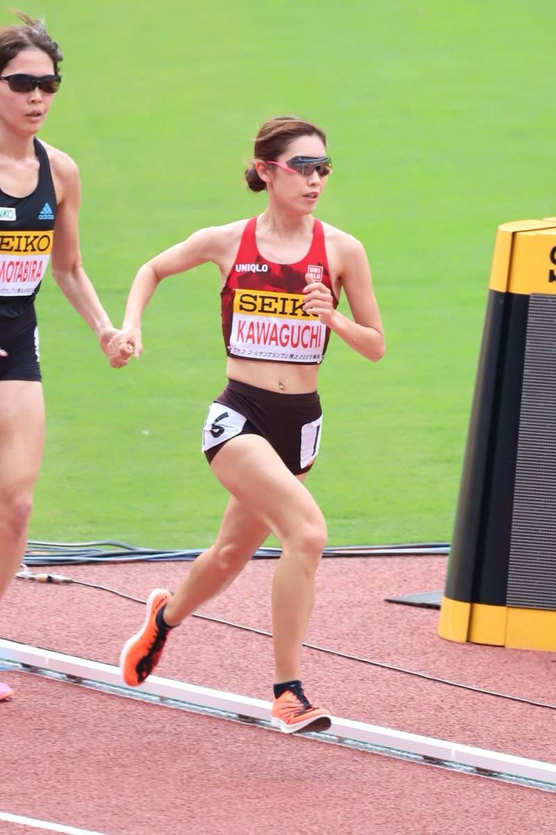 まろんた on Twitter: "セイコーGGP 女子3000m 川口 桃佳さん (ユニクロ) 9:01.49"