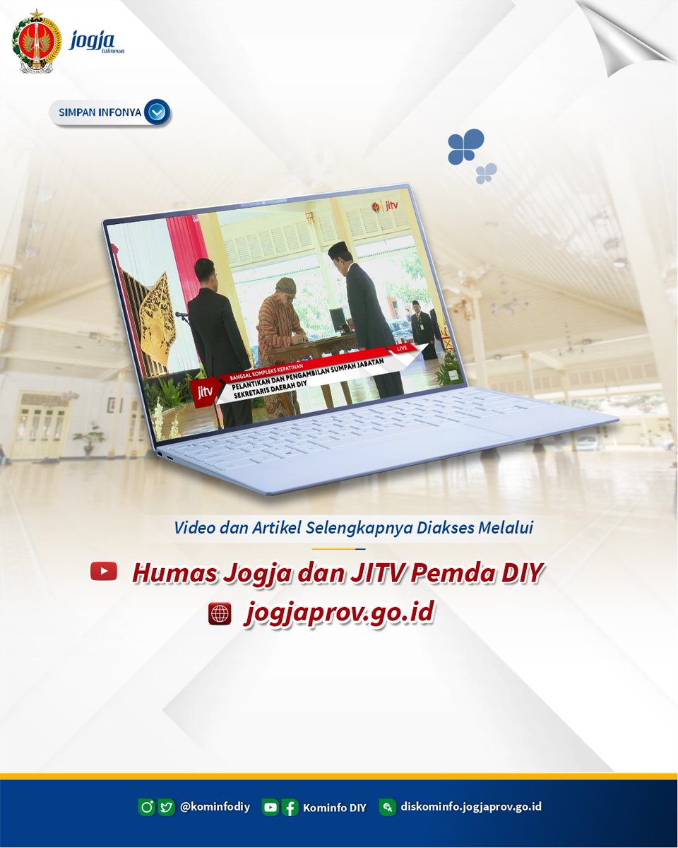 Kominfo DIY on Twitter: "Selamat dan sukses kepada Drs.Beny Suharsono, http://M.Si., atas ...