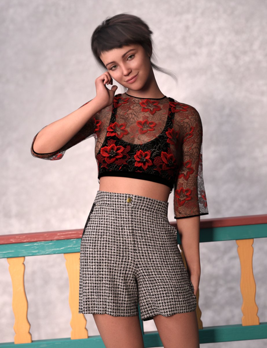 3D Shards - Daz3d Asset Store on Twitter: "dForce Mixable Momosz for Genesis 9 – 3D SHARDS https ...