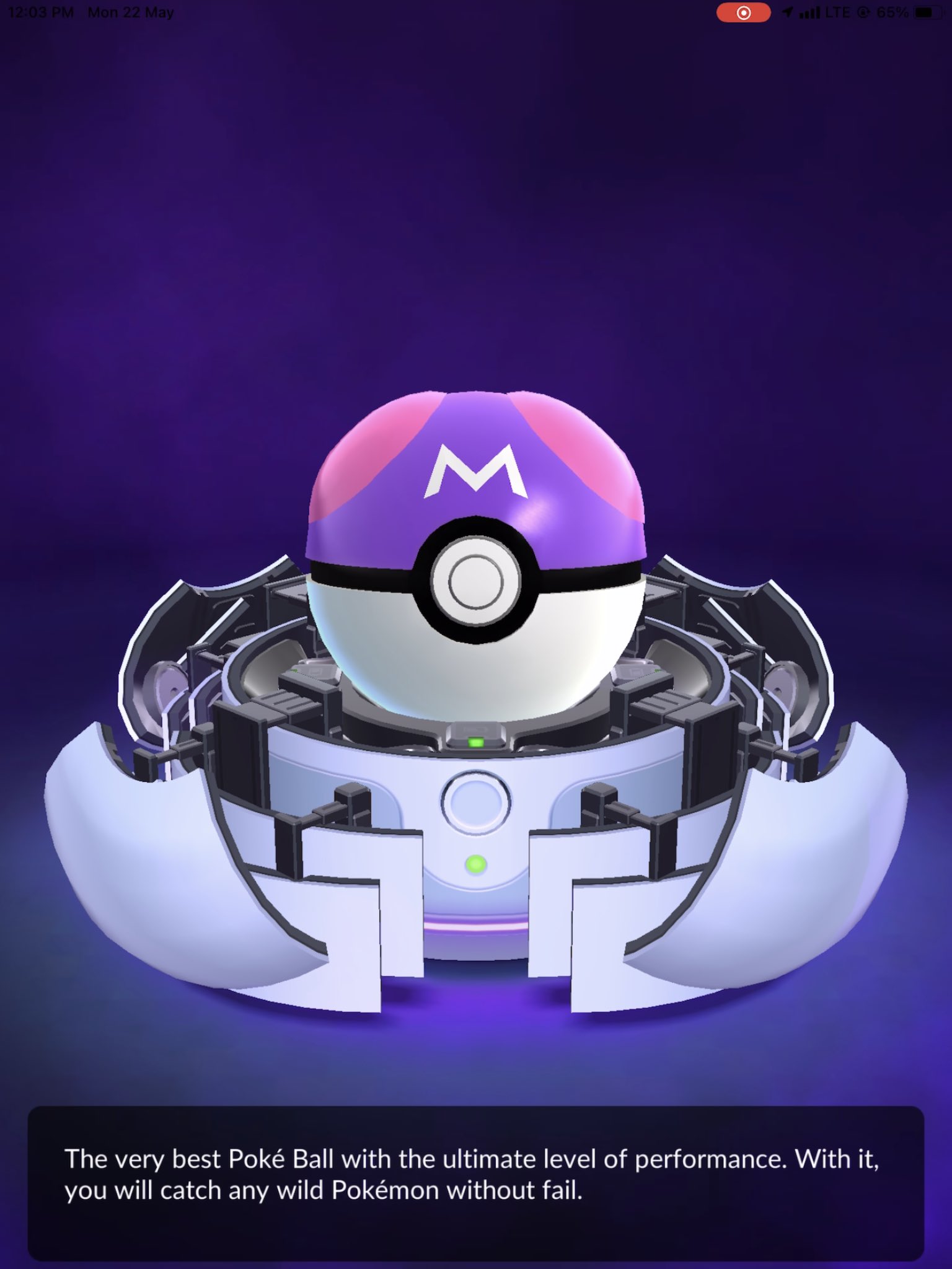 Real Life Master Ball