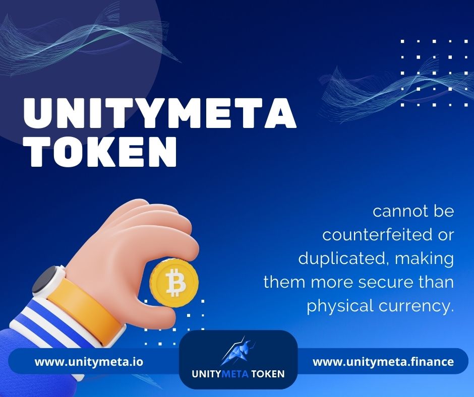 UNITY META TOKEN on Twitter: "UnityMeta Token cannot be counterfeited or duplicated, making them ...