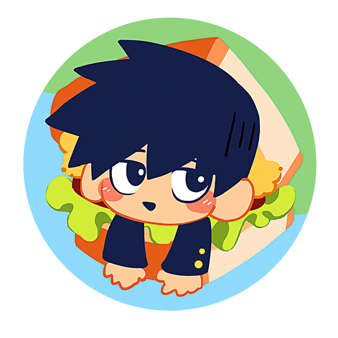 Boxko盒盒子 on Twitter: "#ritmob #律モブ 你点的是这个茂堡包，还是这个律明治？"