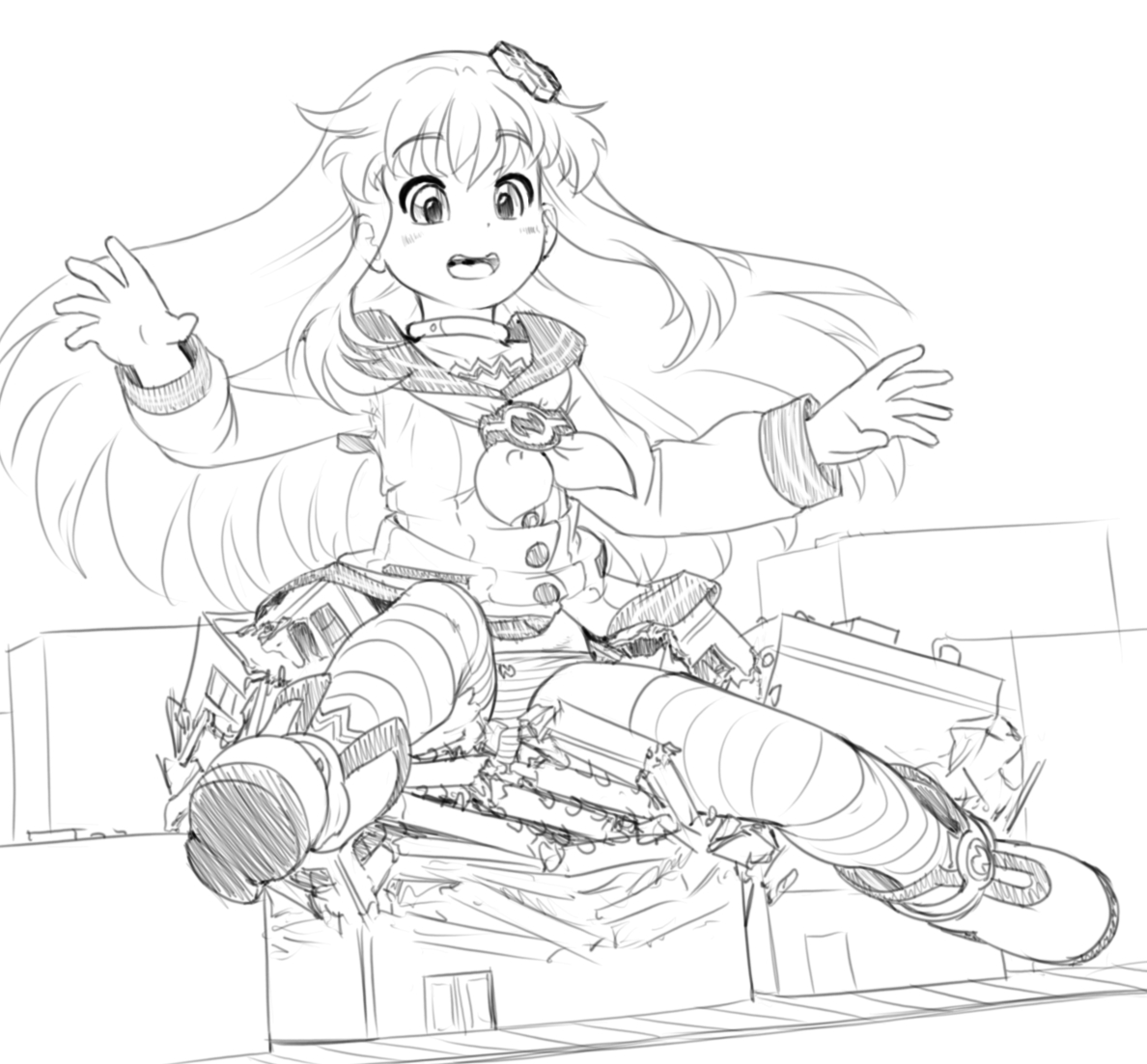AlloyRabbit on Twitter: "Nepgear tripped! https://deviantart.com/alloyrabbit/art/Fallgear ...