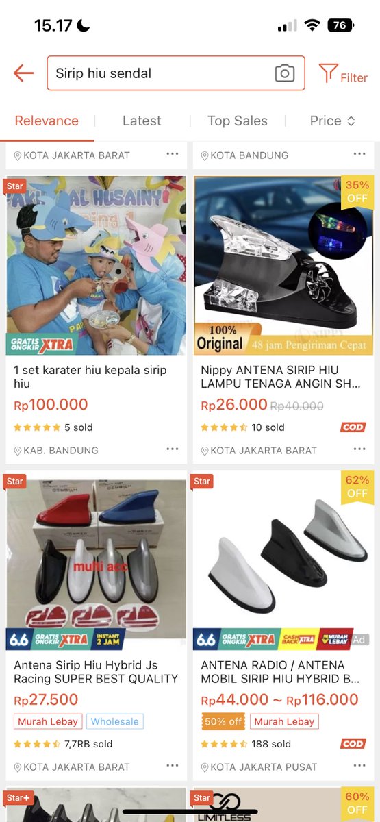 piper on Twitter: "Masih berharap sirip sendal hiu kembali"