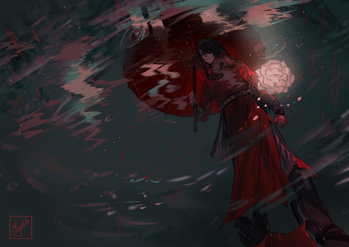 TGCF] crimson rain sought flower」|ミユ ଘ(੭⌒ᴗര)੭ Vtuber comms / Doujima ...