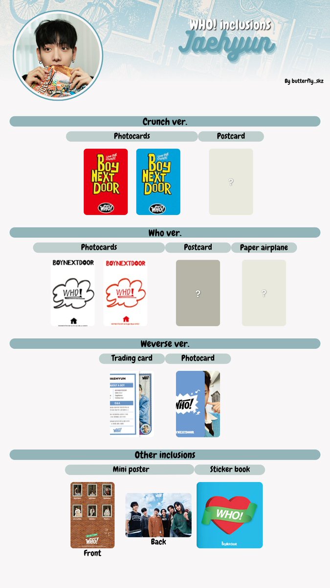 Boynextdoor Merch ! on Twitter: "🧸 Boynextdoor album and non album photocard template ! Hd: in ...