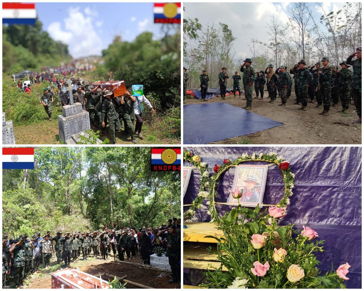 Chindwin News Agency on Twitter: "Four comrades of the Karenni Nationalities Defense Force (KNDF ...