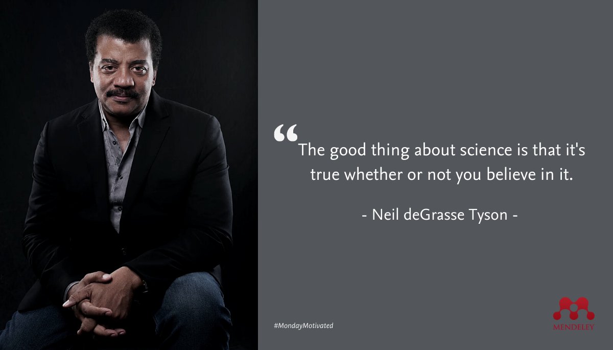 Team Mendeley on Twitter: "Today's #MondayMotivated quote is from Neil ...