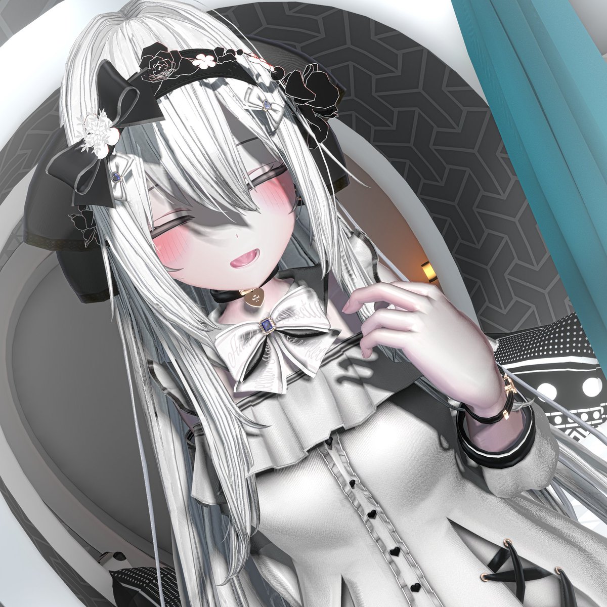 御堂ゆきみ5/27🎂VRChat@BOOTH(DecoraNaige) on Twitter: "くすくす差分くようぅ #ゆきみのしおり"