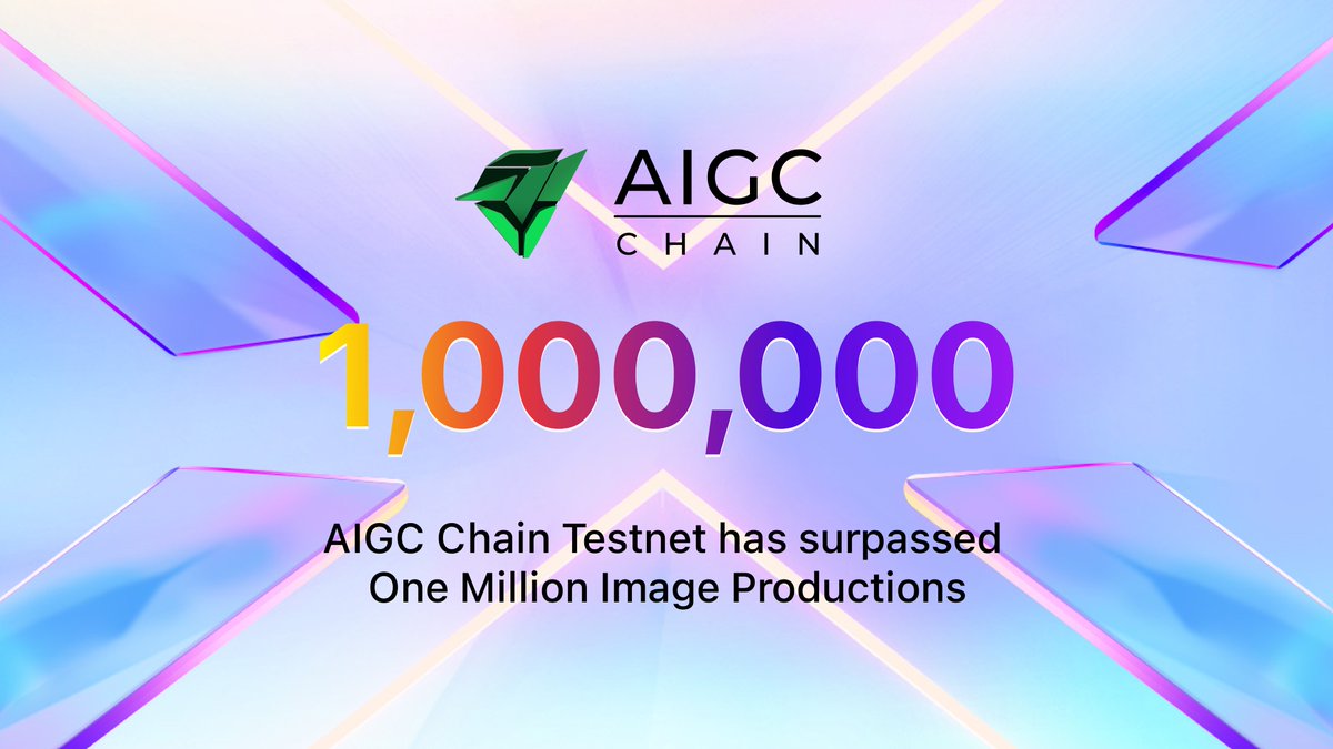 Aigc Chain On Twitter One Million Image Productions 🎁 5 Senior Nodes Giveaway To Celebrate
