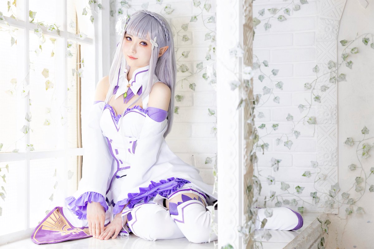グランパパひろし on Twitter: "RT @Mau_cos__: 【 cos 】 Re:ゼロから始める異世界生活（リゼロ） エミリア #コスプレ #cosplay"