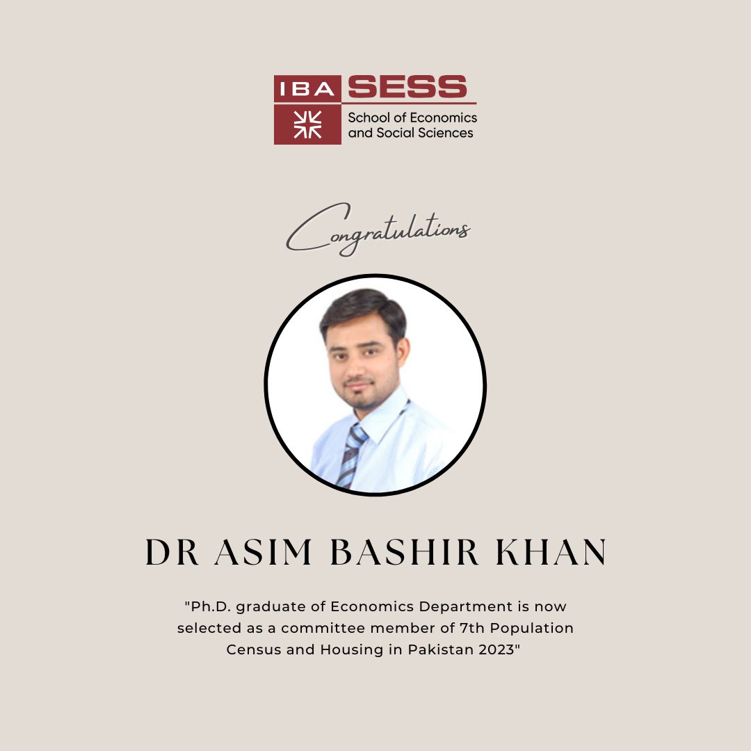 School of Economics and Social Sciences(SESS), IBA on Twitter: "We are thrilled to announce that ...