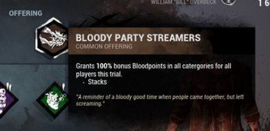 Bearerine on Twitter: "DBD offerings we didn’t appreciate while we had them"