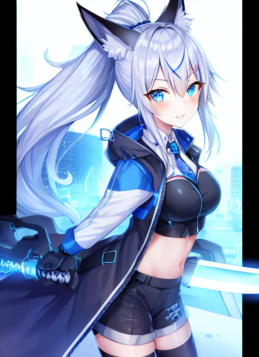 くーはく/JO4MFP on Twitter: "AIに描かせたうちの子 by TrinArt ( https://ai-novel.com/art/ )"