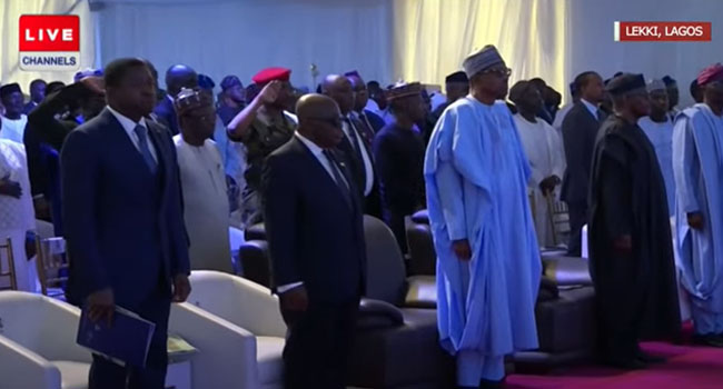 Channels Television on Twitter: "LIVE: President Buhari’s Inauguration Of Dangote Refinery https ...