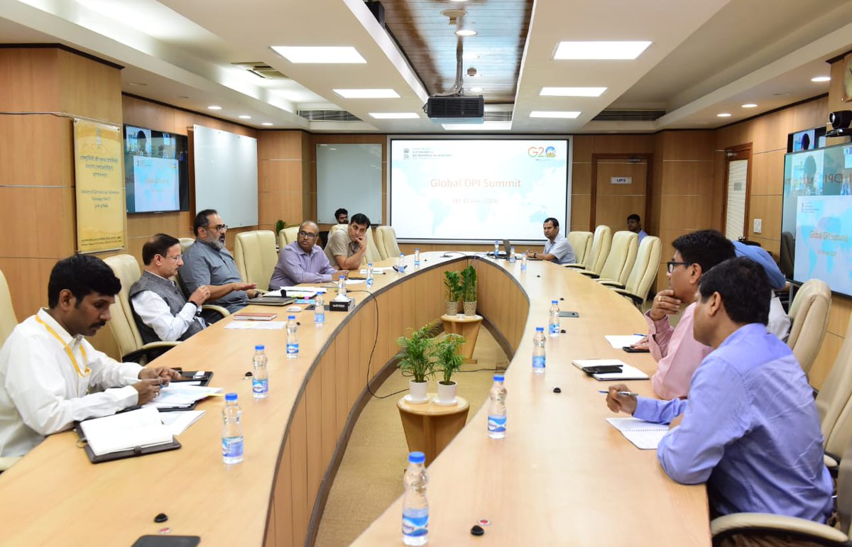 Rajeev Chandrasekhar 🇮🇳 on Twitter: "The #IndiaStack Global Conference Steering Committee today ...
