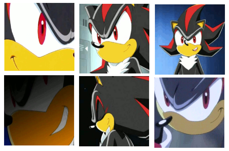 Shadow The Hedgehog Smiling Sonic X