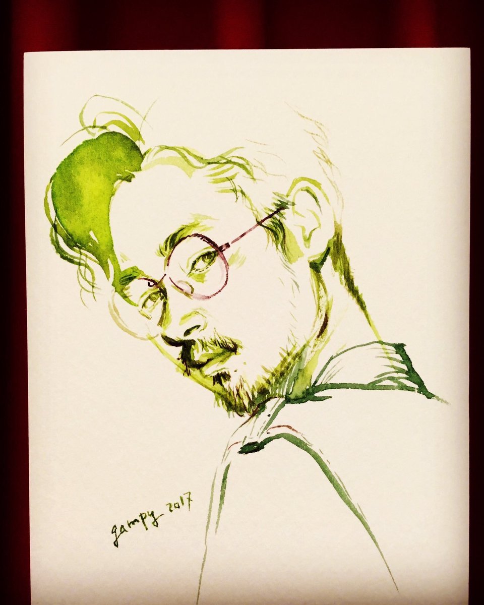 「かつて開いたファン企画ムーンライダーズ ・トリビュート展のフライヤー。」ganpukuの漫画