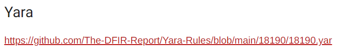 The DFIR Report on Twitter: "Detections: 14 Suricata Rules 11 Sigma Rules 3 Yara Rules 7/X"