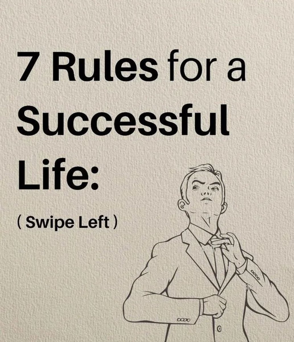 7 Rules for a Successful life🔥 - Thread from Falcon Thoughts ...