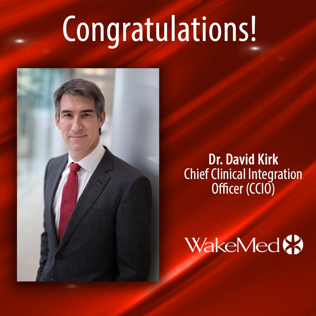 Wakemed On Twitter Join Us In Congratulating David Kirk Md On His