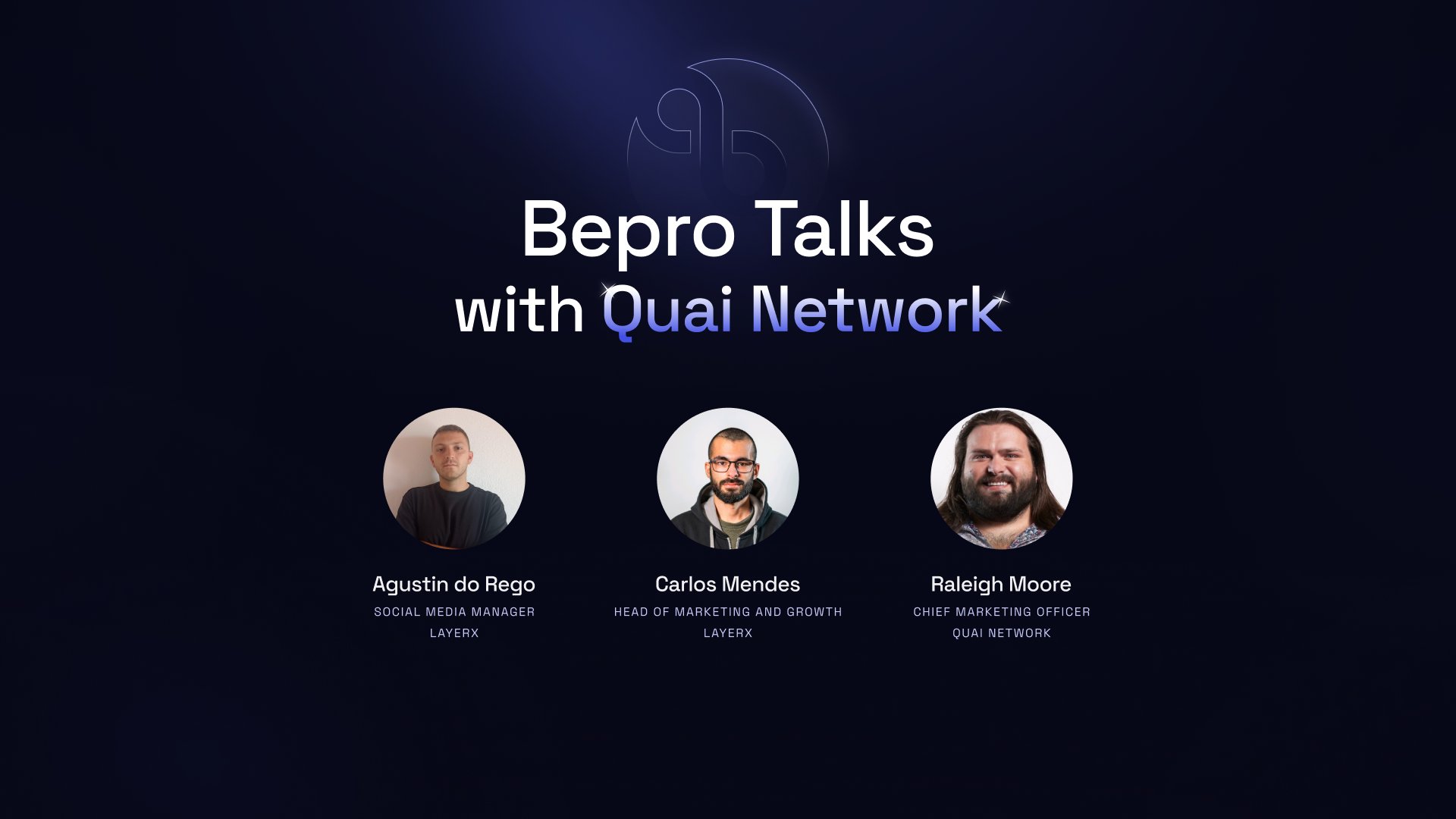 Bepro Network on Twitter: "🚨 New Bepro Talks episode alert: @QuaiNetwork! Join us next Wednesday ...