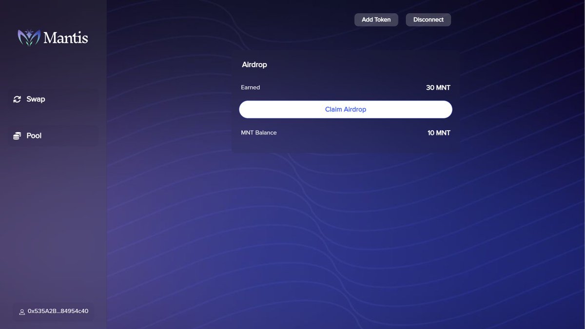 Mantis Swap on Twitter: "🪂The airdrop claim page is now live. 🪂 Head over to https://app ...